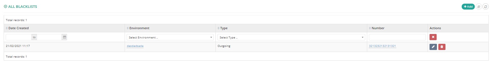 Blacklist - Screen – voipappz